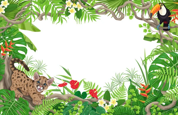 Rainforest Clipart Border