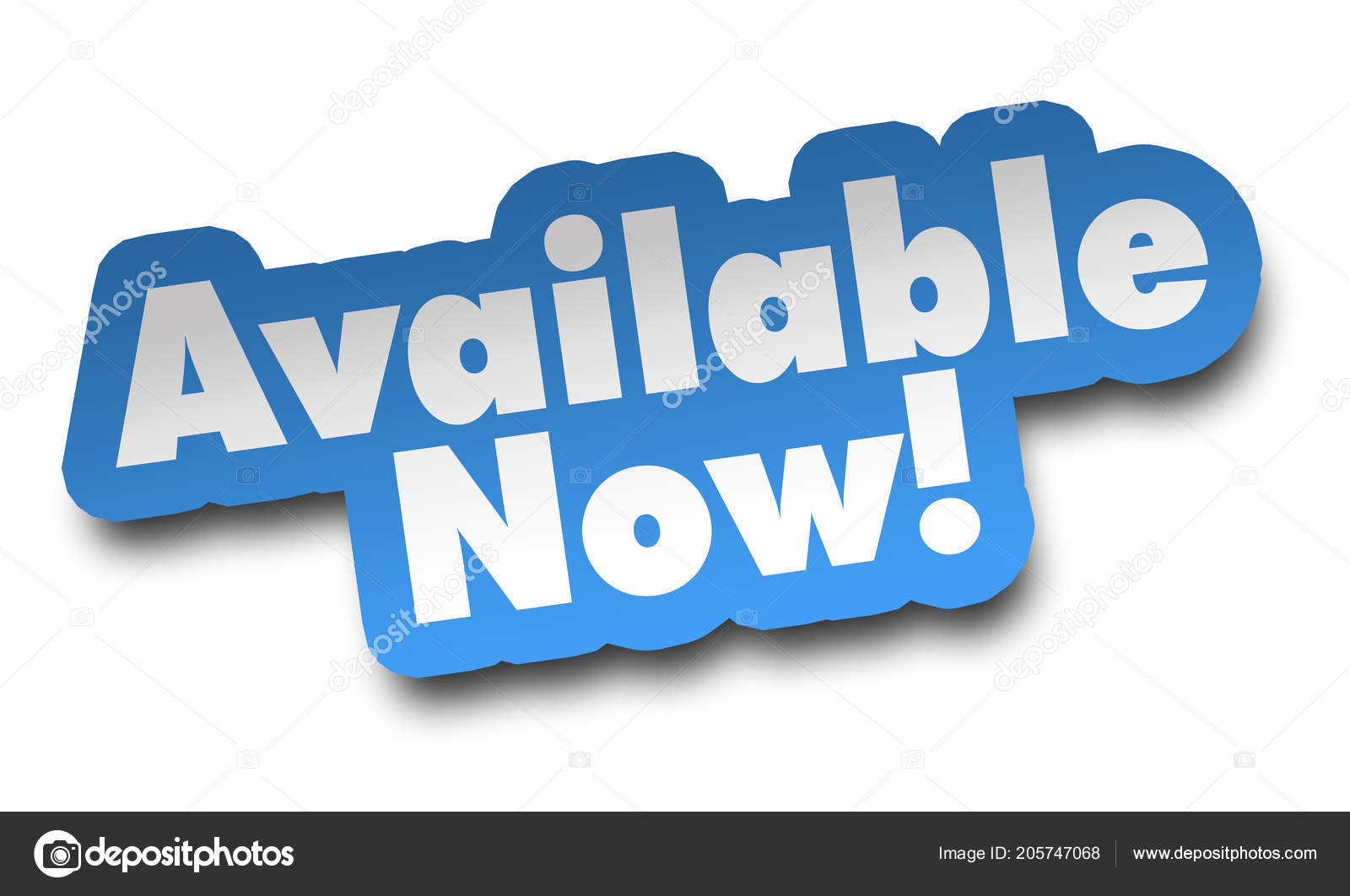 Available now concept 3d illustration isolated Stock Photo by ©mstanley ...