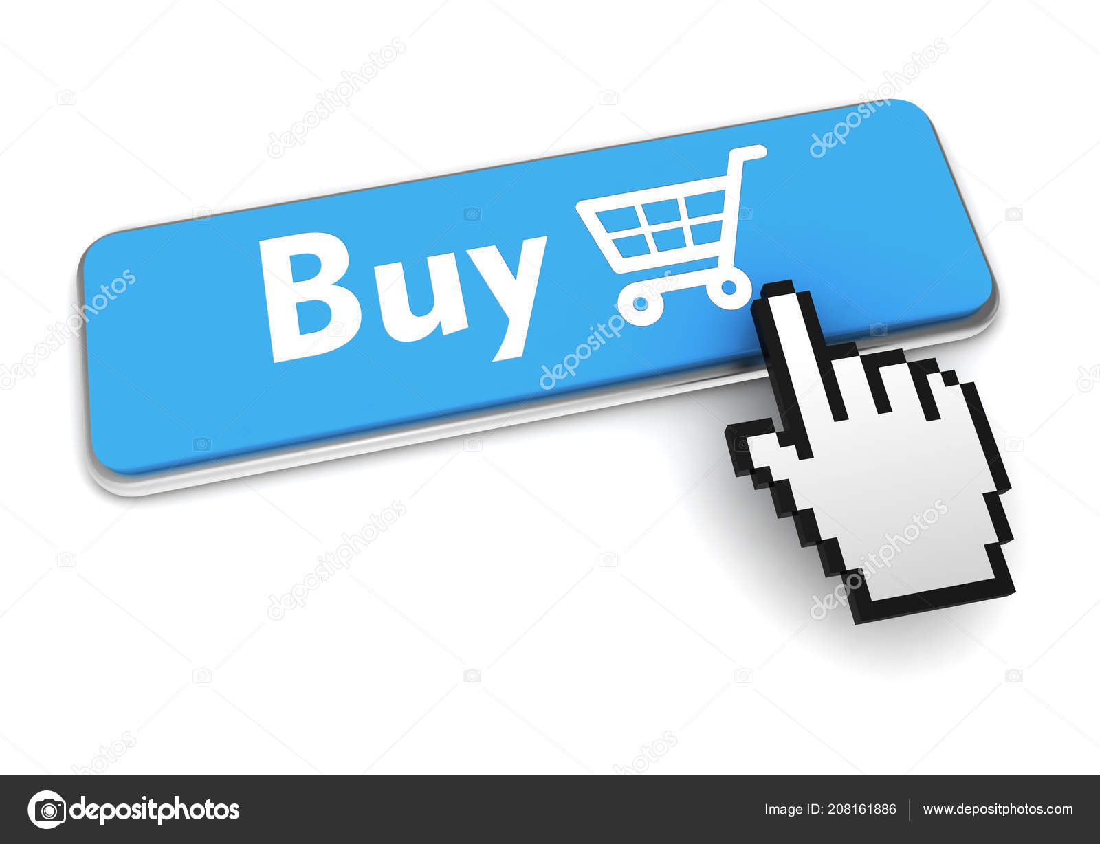 Pushing Buy Button Key Concept Illustration — Stock Photo © mstanley ...