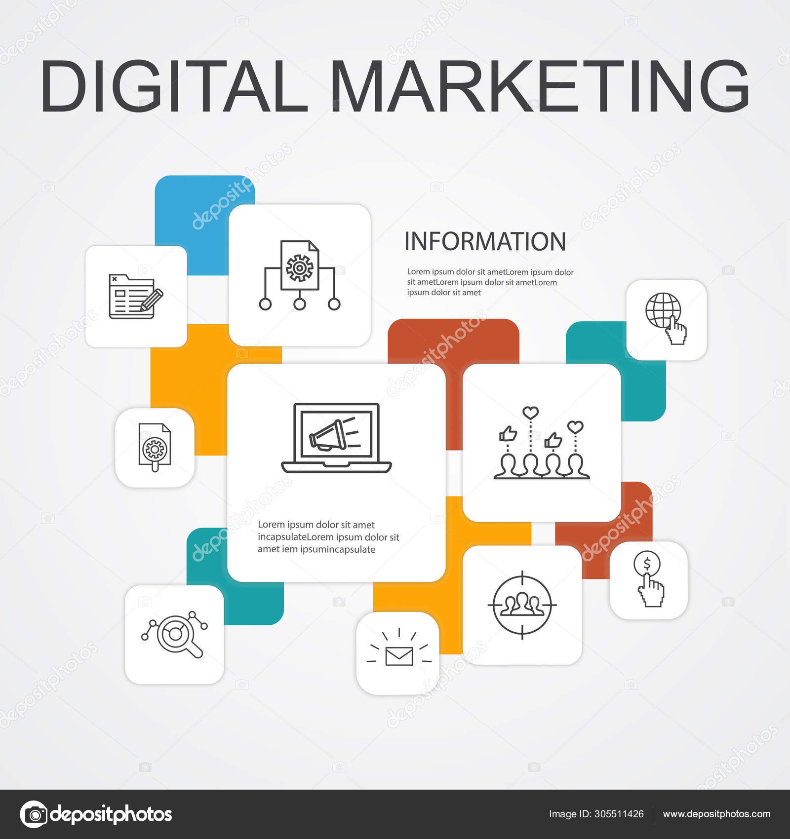 Internet Advertising Infographic