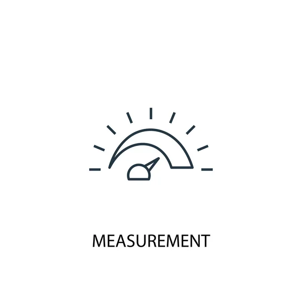 Measurement icon. Simple element illustration. measurement concept ...