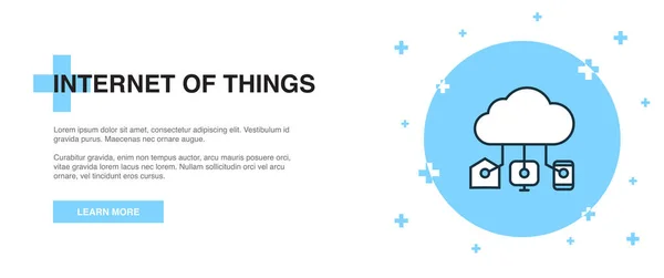 Internet of things concept line icon. Simple element illustration ...