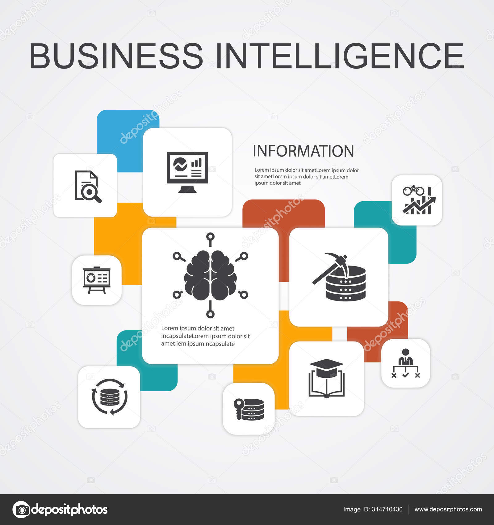 Business Intelligence Icon