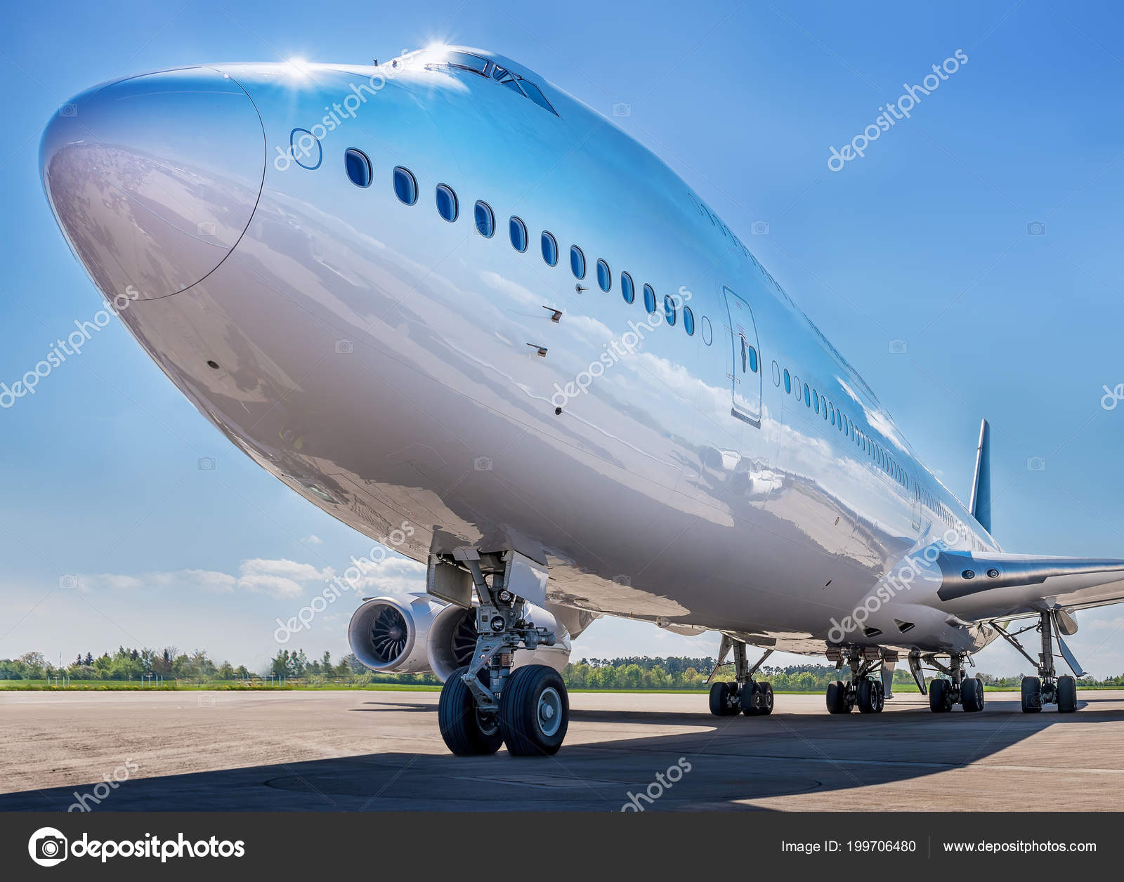 Avión Moderno Aeródromo: fotografía de stock © Frank-Peters #199706480 ...