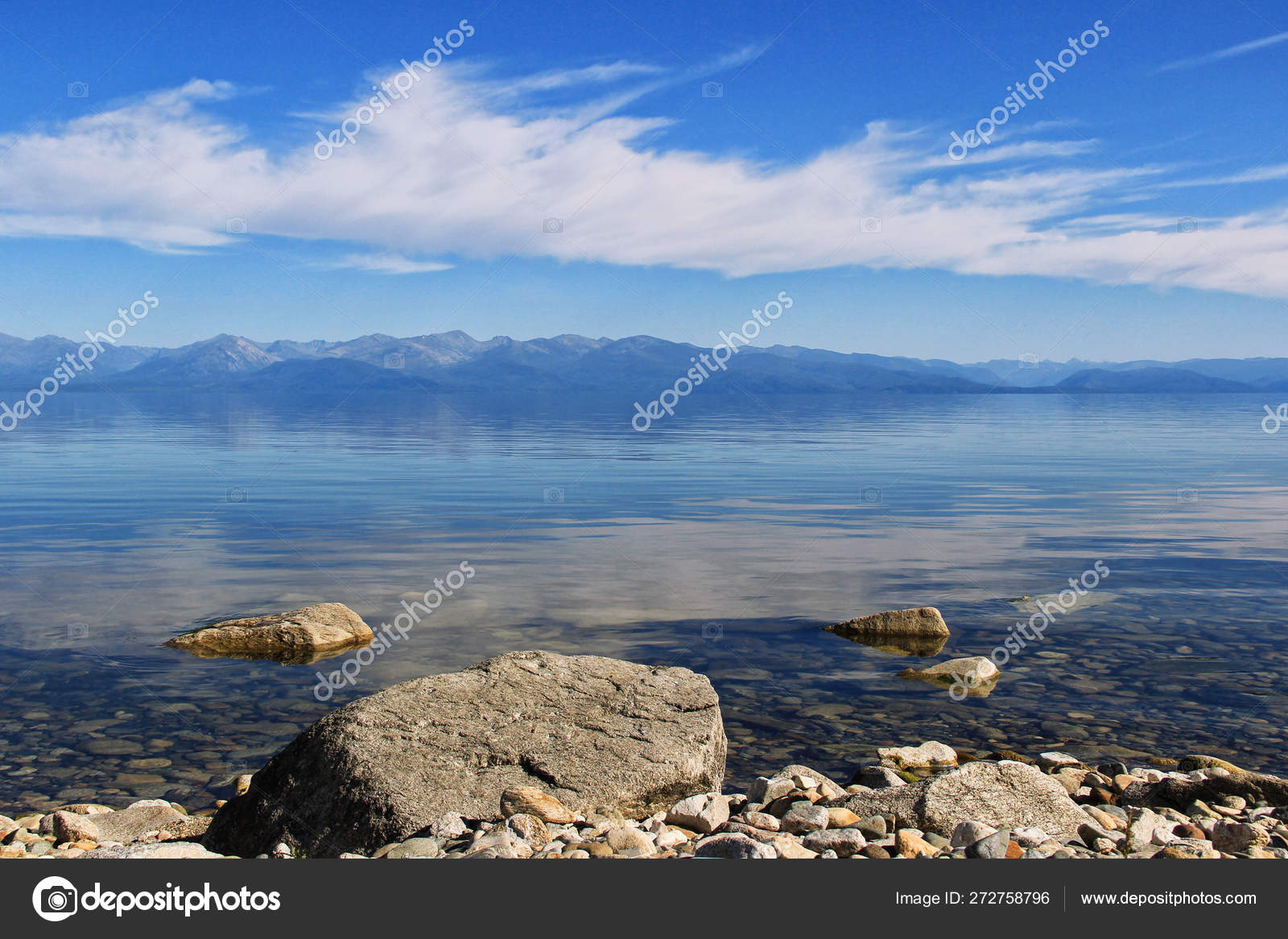 Lake Baikal and mountains Stock Photo by ©ikrolevetc 272758796