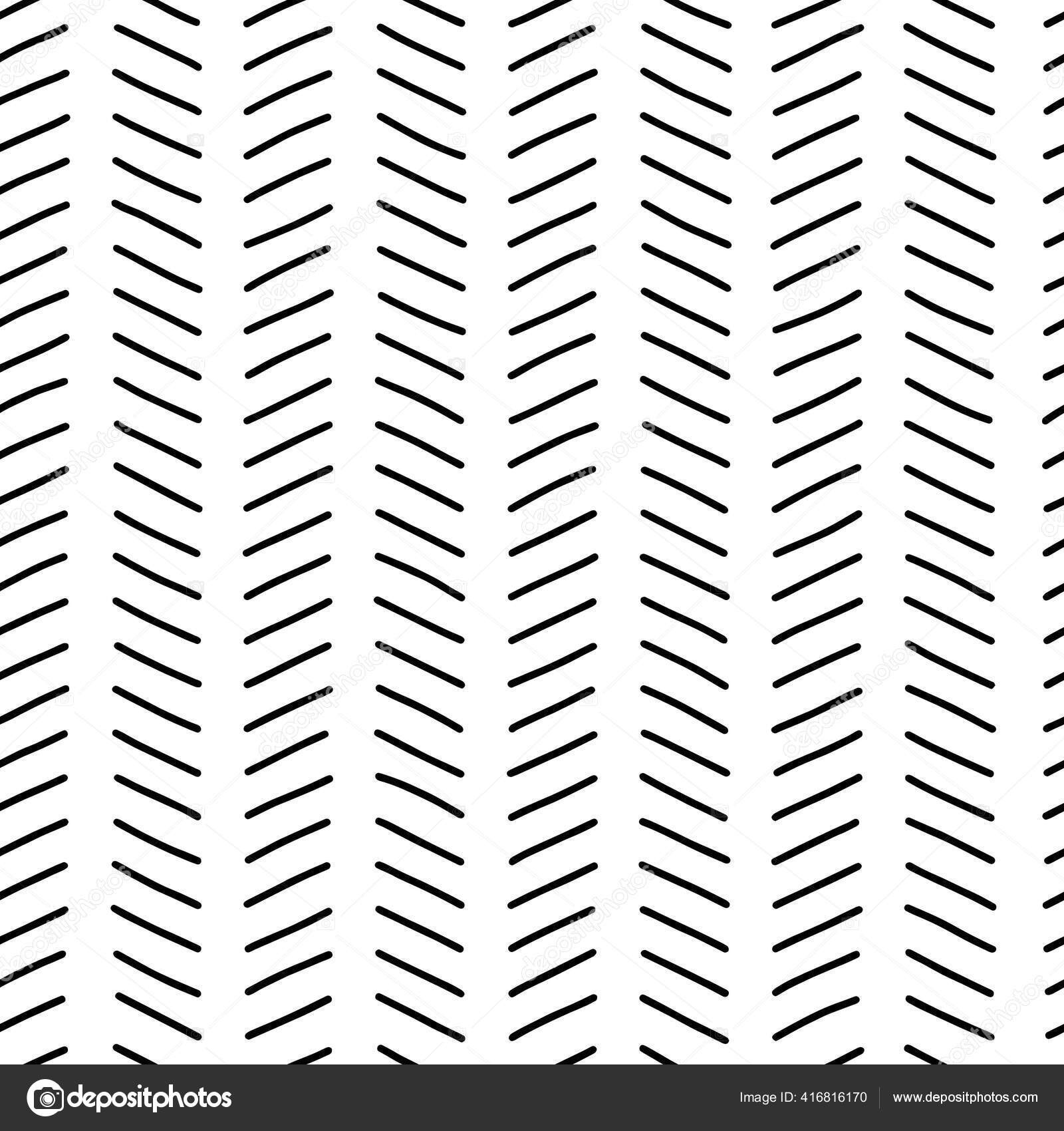 Black Vector Oblique Dashed Lines Seamless Pattern Design Element ...