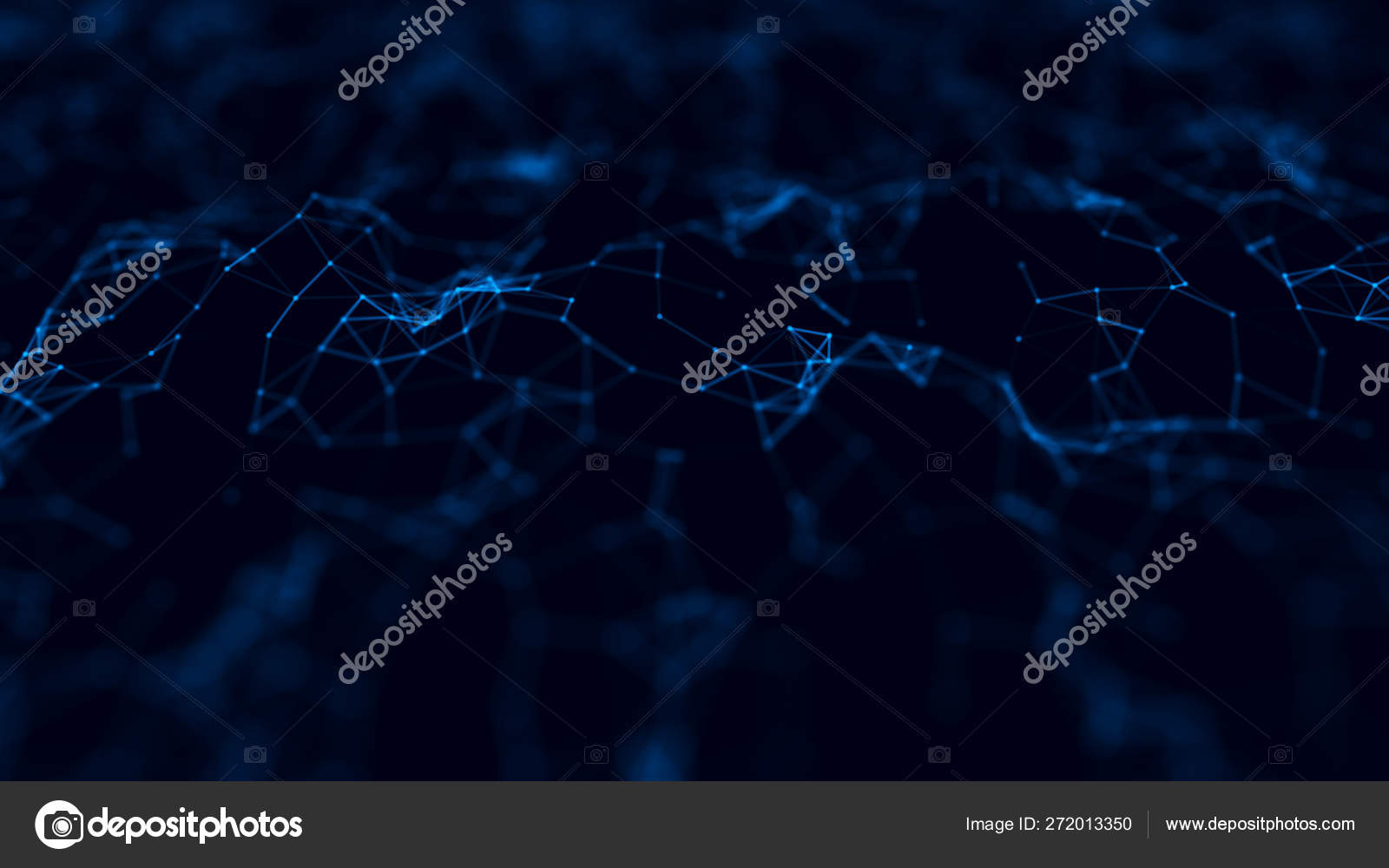 Bølge 3d. Abstrakt 3D big data visualisering. Visuel information ...