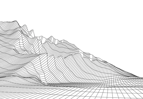 100,000 Wireframe mountain Vector Images | Depositphotos