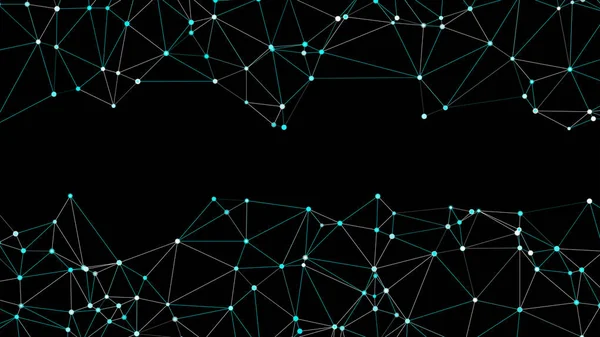 Neural network algorithm connections, vector presentation background ...