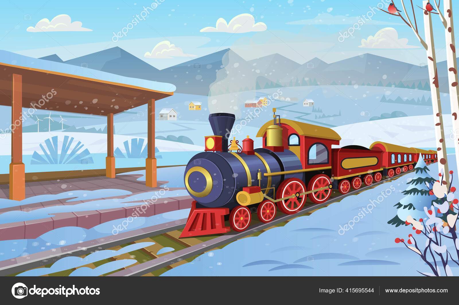 Railway Station Animated