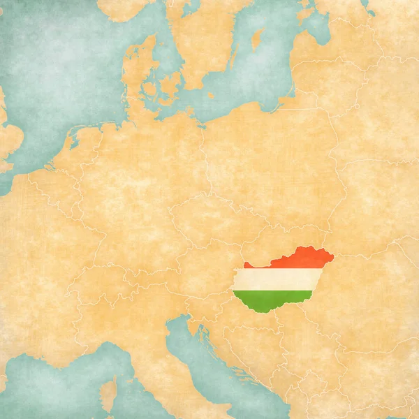 Hungarian flag map Stock Photos, Royalty Free Hungarian flag map Images ...