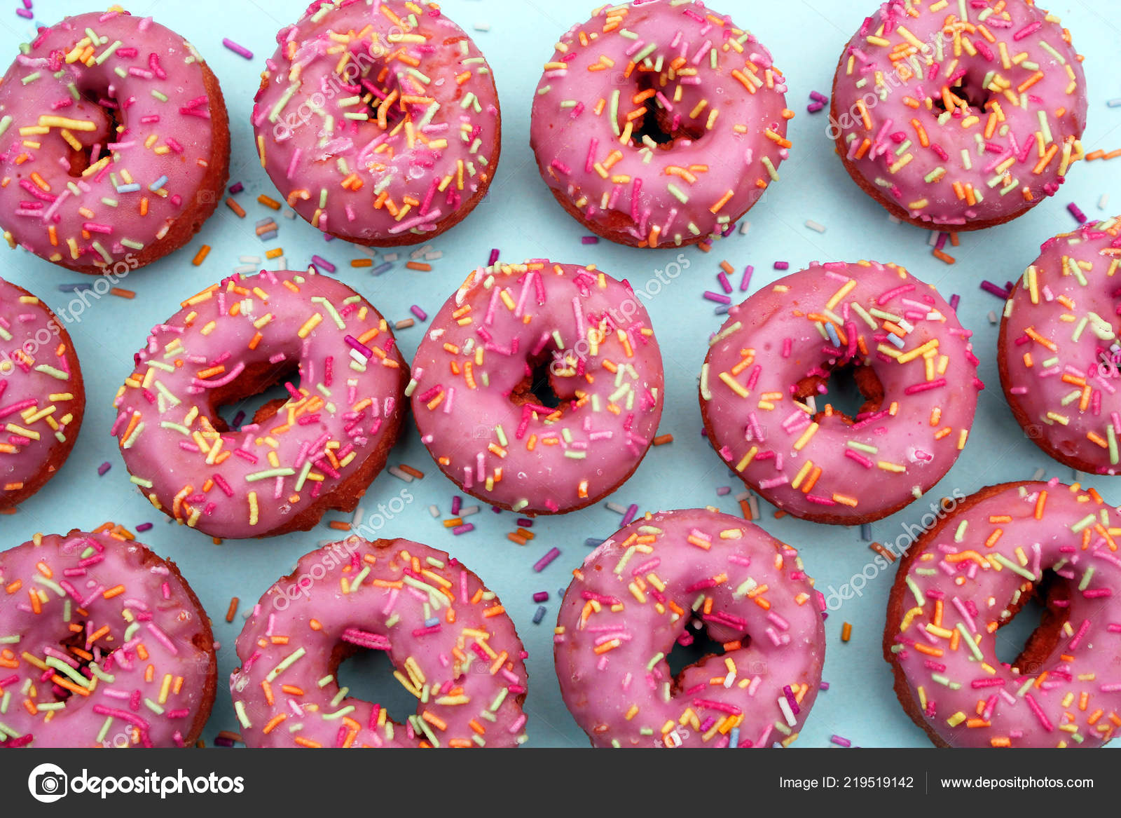 Sprinkled Donut Wallpaper