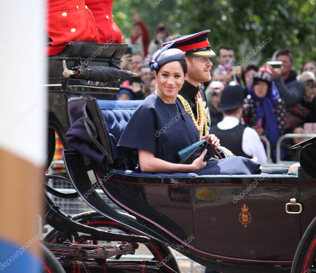 Meghan Markle & Prince Harry stock, Londres, 8 de junio de 2019- Meghan ...