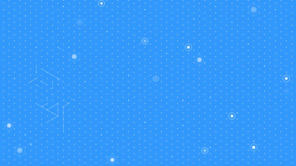 Abstract Point Background Animation Line Dots Lines Blueprint — Stock ...