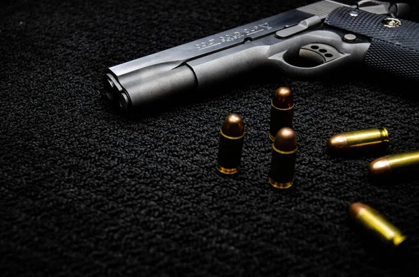 Gun On Table Wallpaper