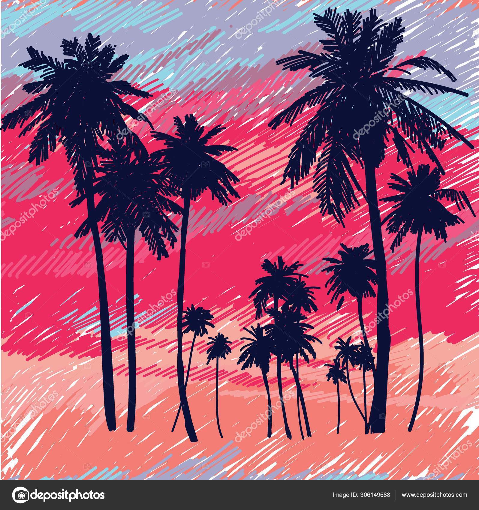 Palm Tree Pop Art
