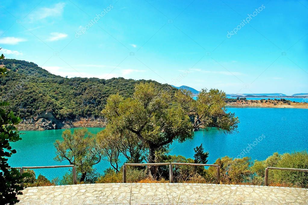 Pantano del embalse del Tranco, Tranco de Beas, situado en el Parque ...