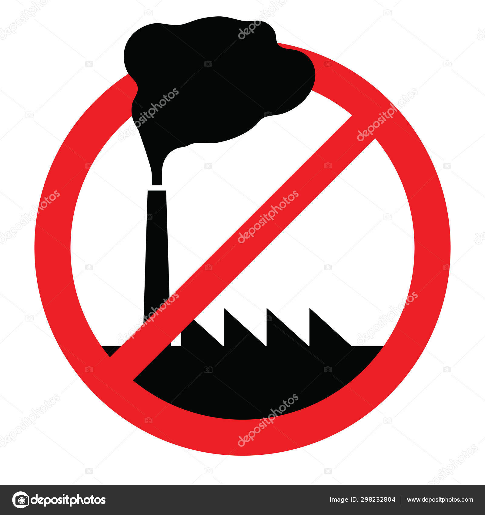 No Pollution Sign Disposable Plastic Cup And Drinking Straw. No