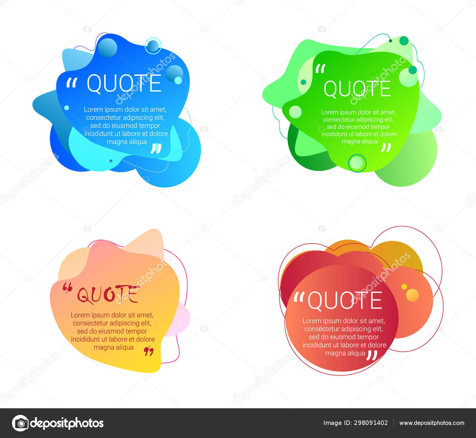 Quote Box Vector