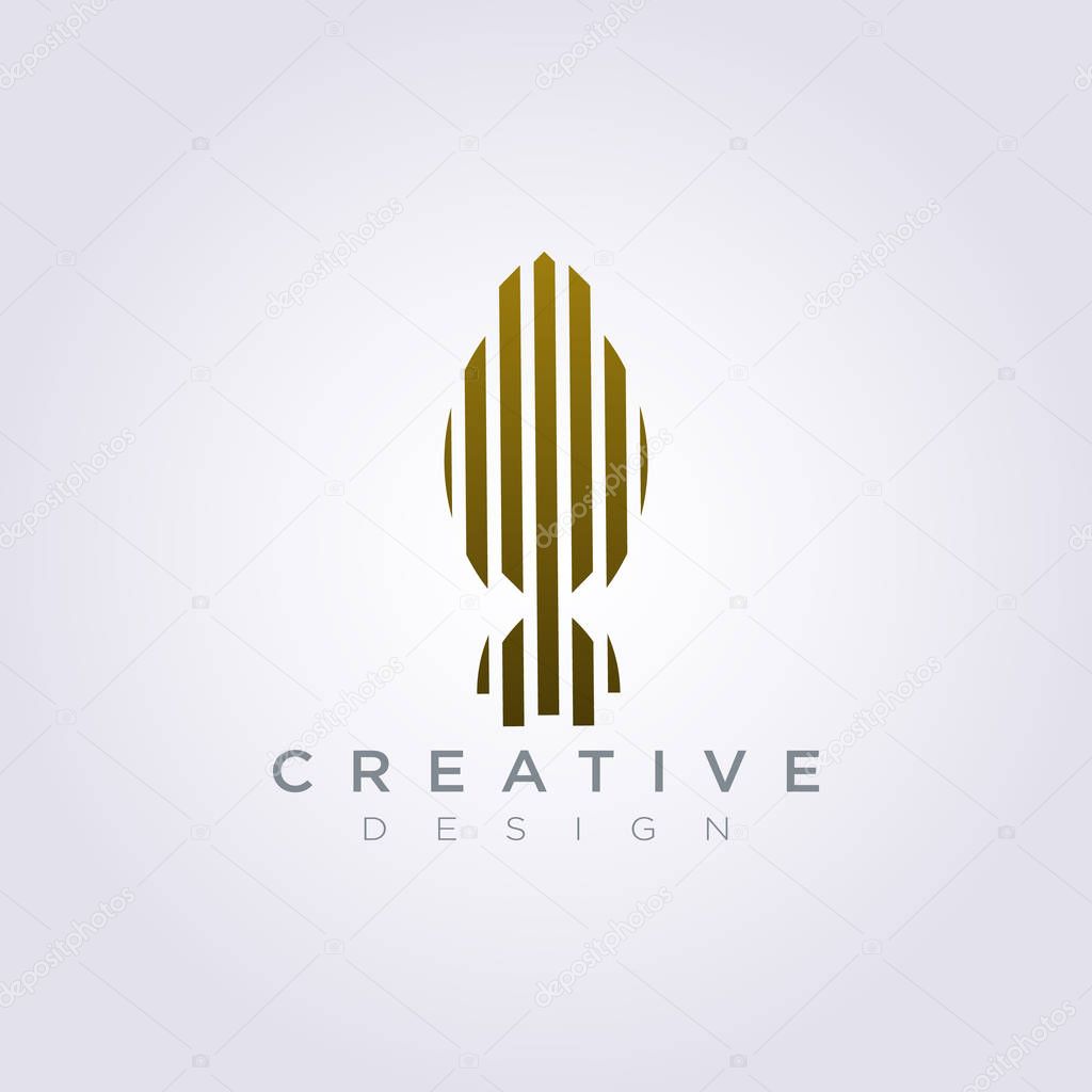 Edificio Arquitectura Skyline Vector Ilustraci n Dise o Clipart S mbolo Logo Plantilla 2024