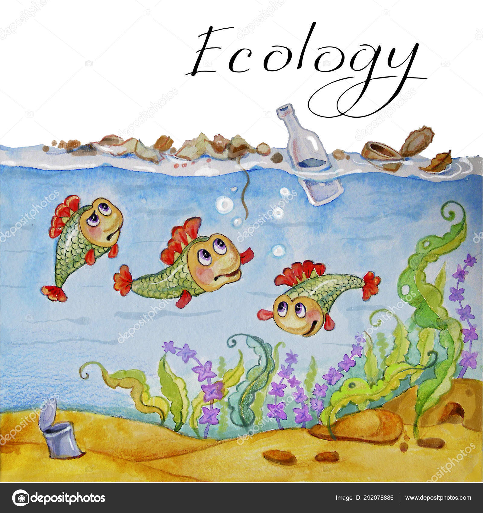 Environmental Problems Drawing