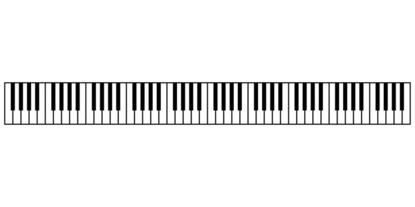 Piano keys for different forms of design vector illustration Stock ...