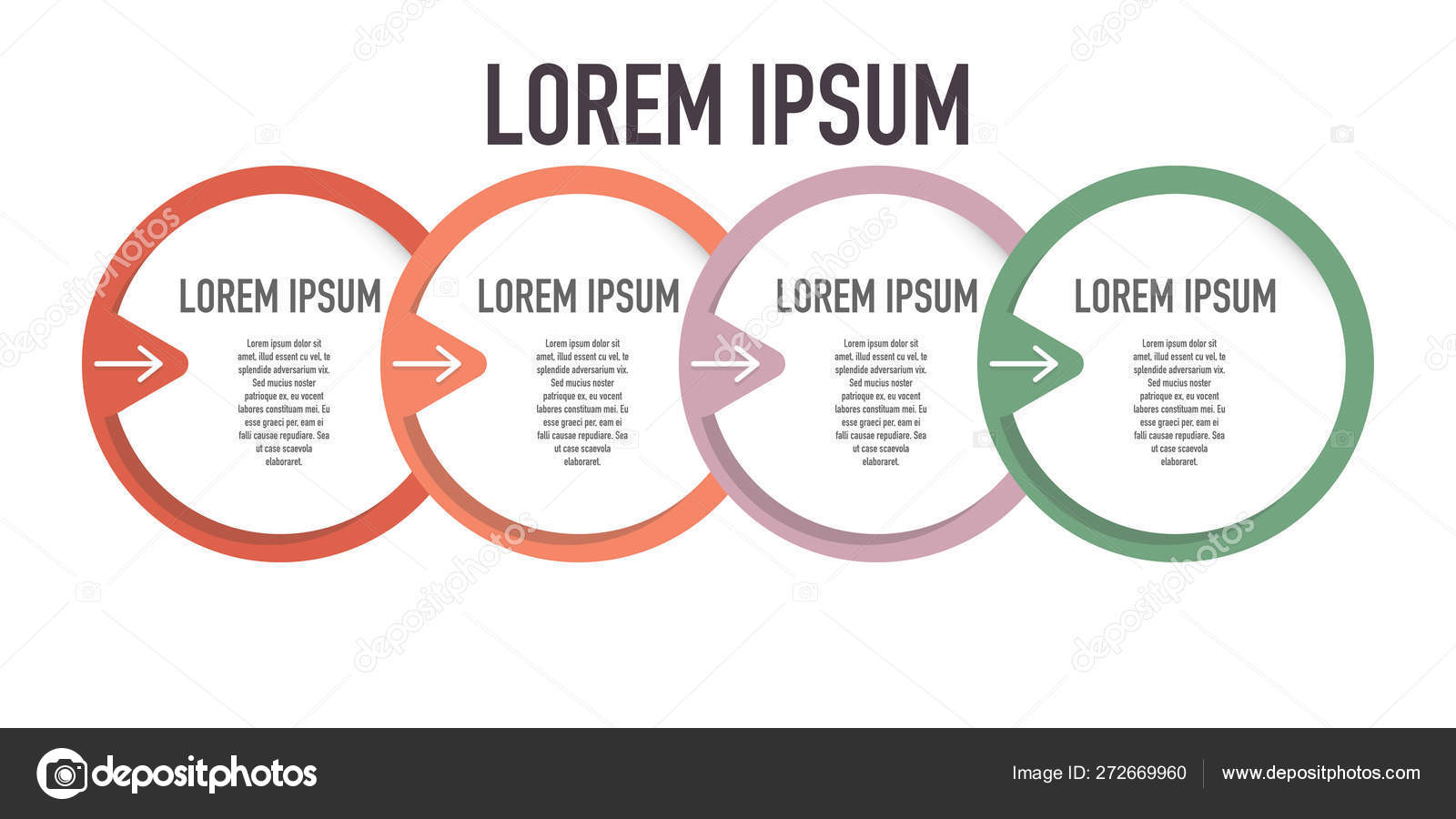 Infographic chat displaying various steps for achievement Stock Vector ...