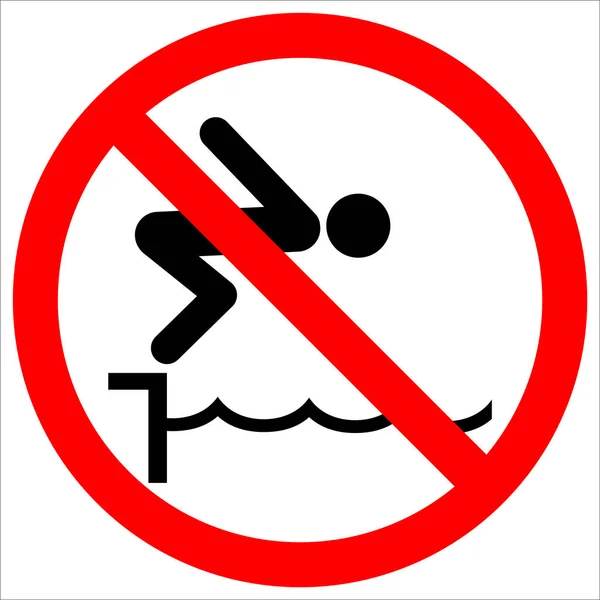 391 No diving Vector Images | Depositphotos