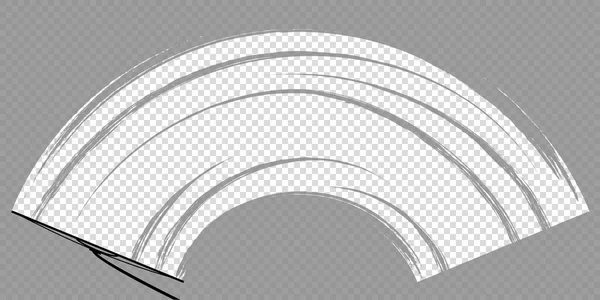 Car Wiper Windscreen Windshield Vector Illustration Rain Water Front ...