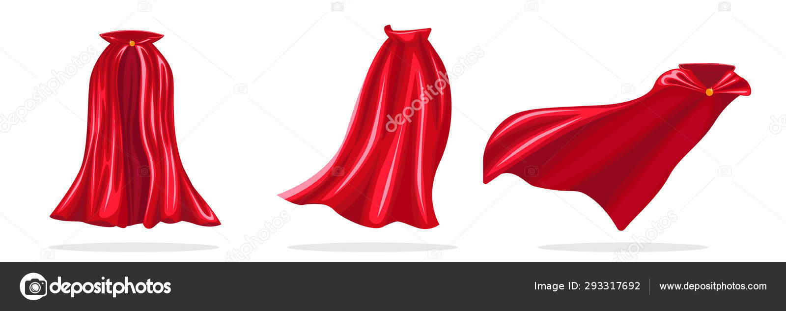 Red hero cape. Stock Vector Image by ©KingVector #293317692