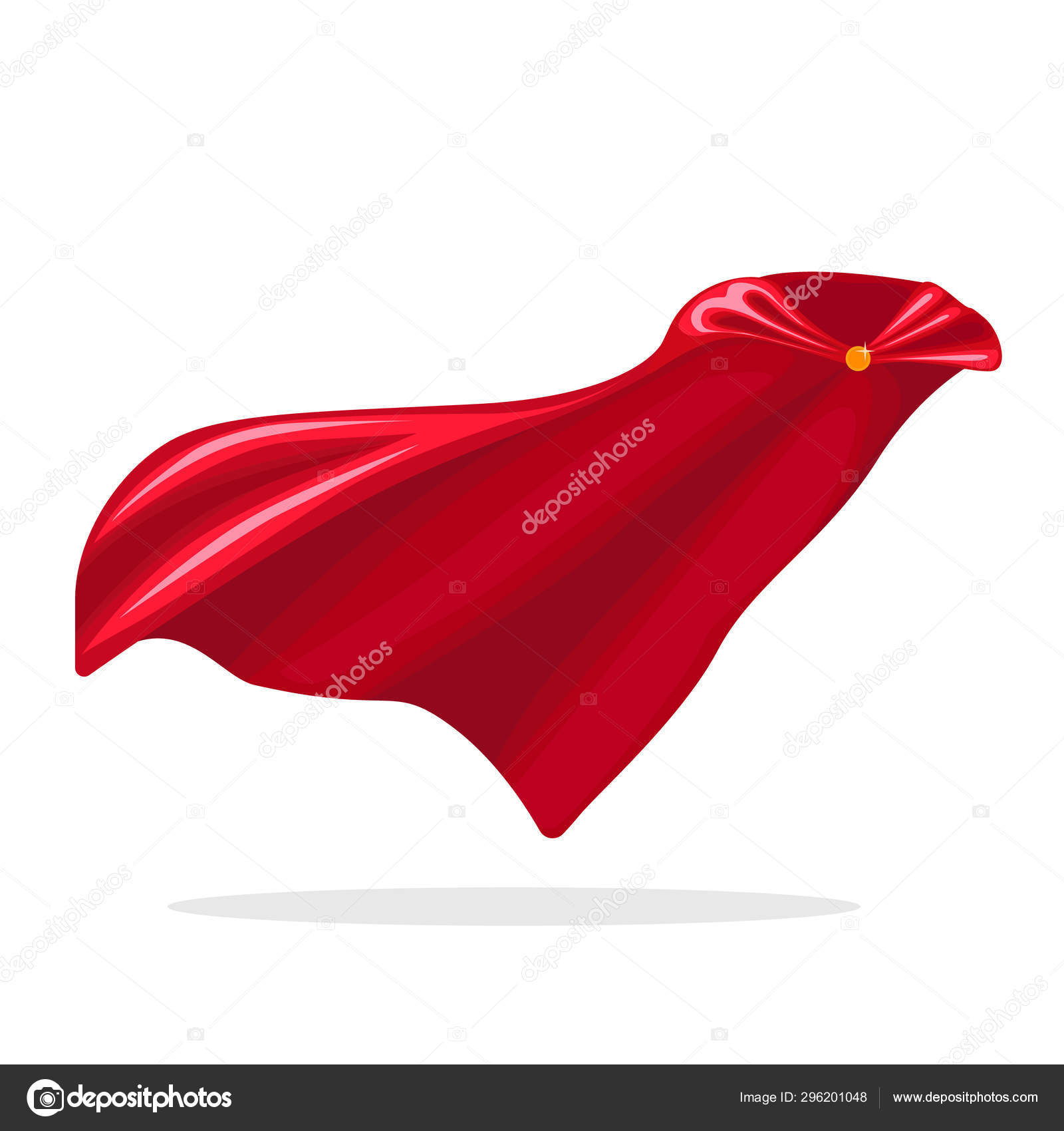 Jubah pahlawan merah . Vektor Stok oleh ©KingVector 296201048