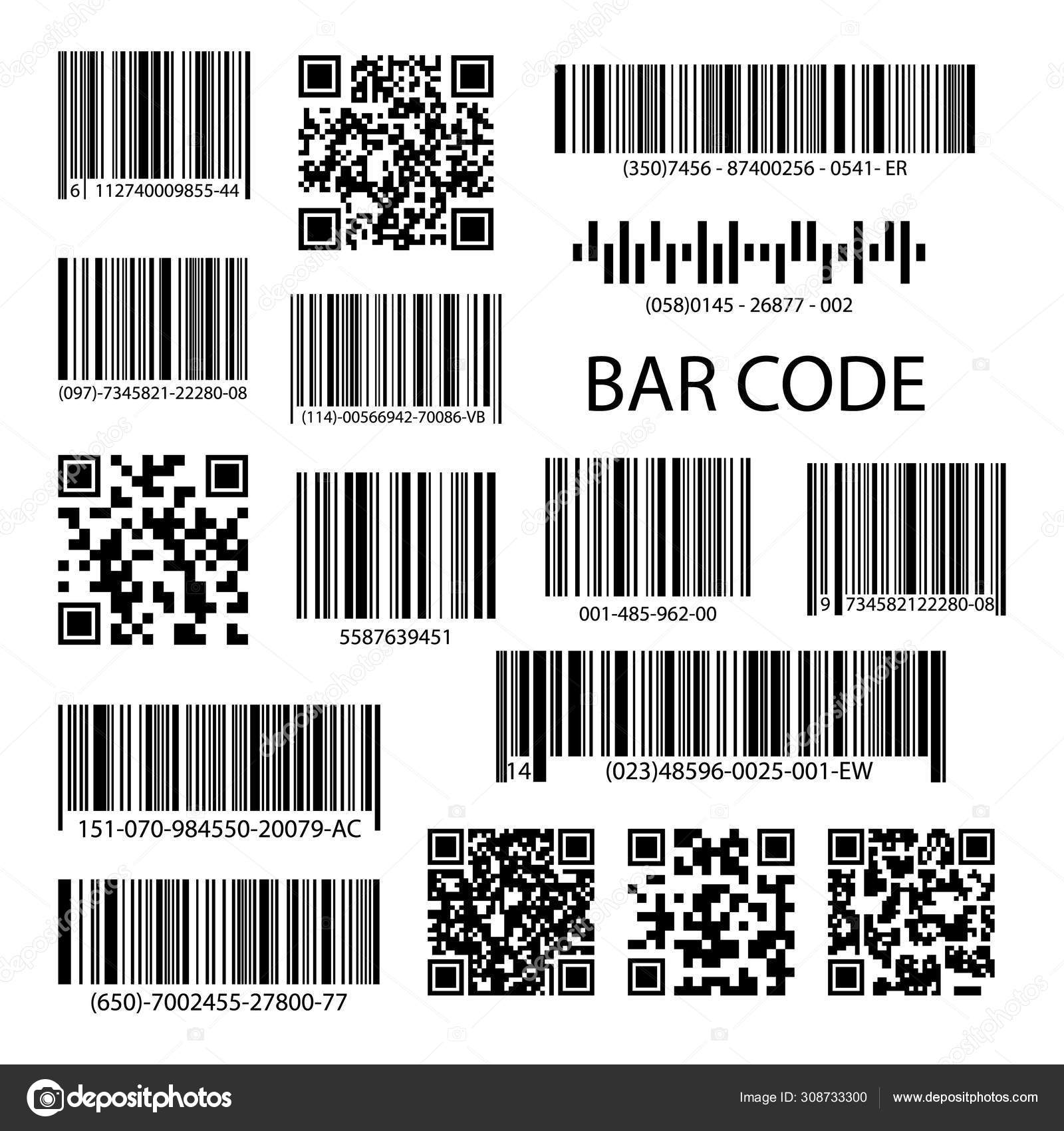 QR codes and barcode labels. Stock Vector by ©KingVector 308733300 QR codes and barcode labels. Stock Vector by ©KingVector 308733300
