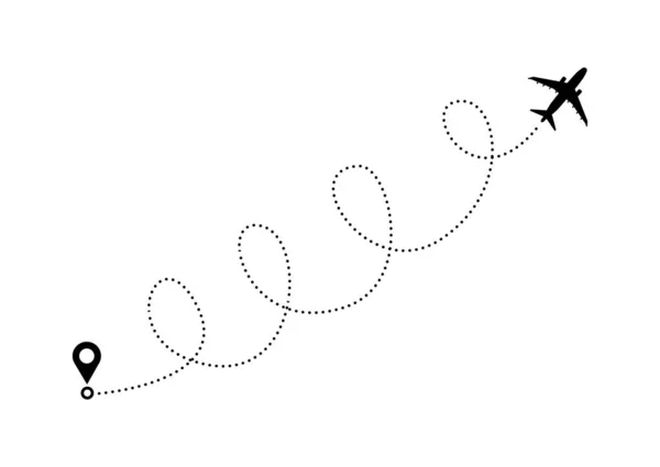 Airplane trail Vector Images | Depositphotos