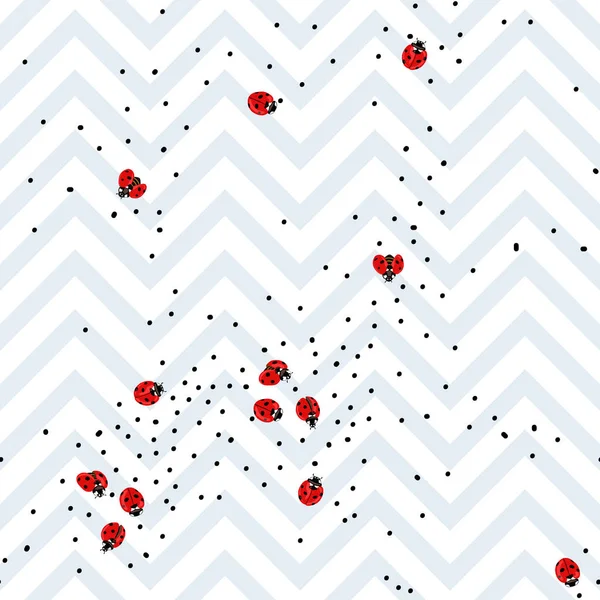 Ladybug seamless pattern, texture background Stock Vector by ...