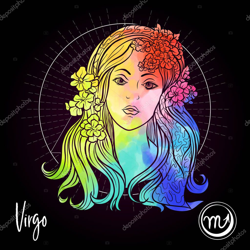 Signo del zodíaco. Colección de horóscopos astrológicos. Ilustración ...