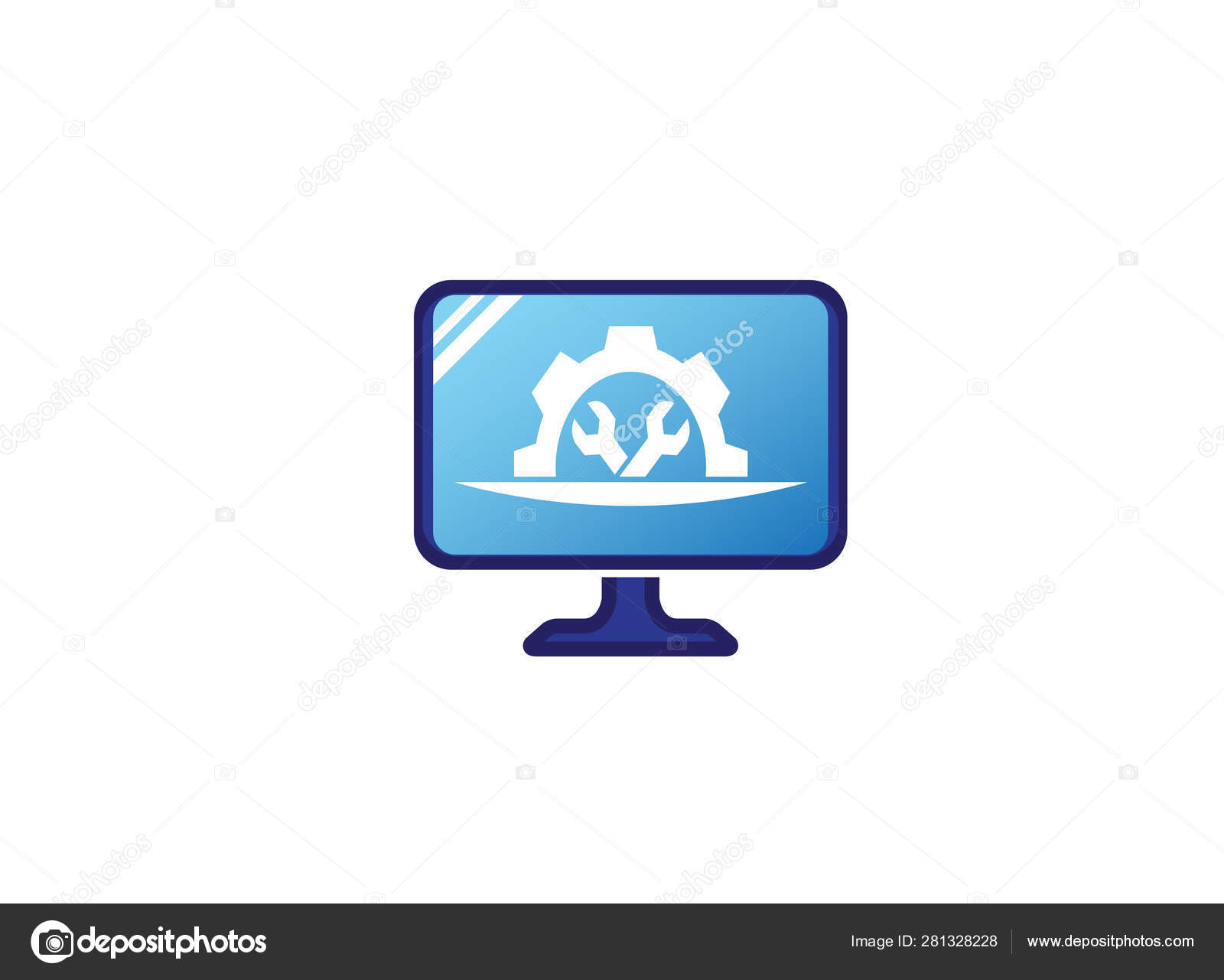 Option Conceptual Logo Isolated White Background Stock Vector Image by ...