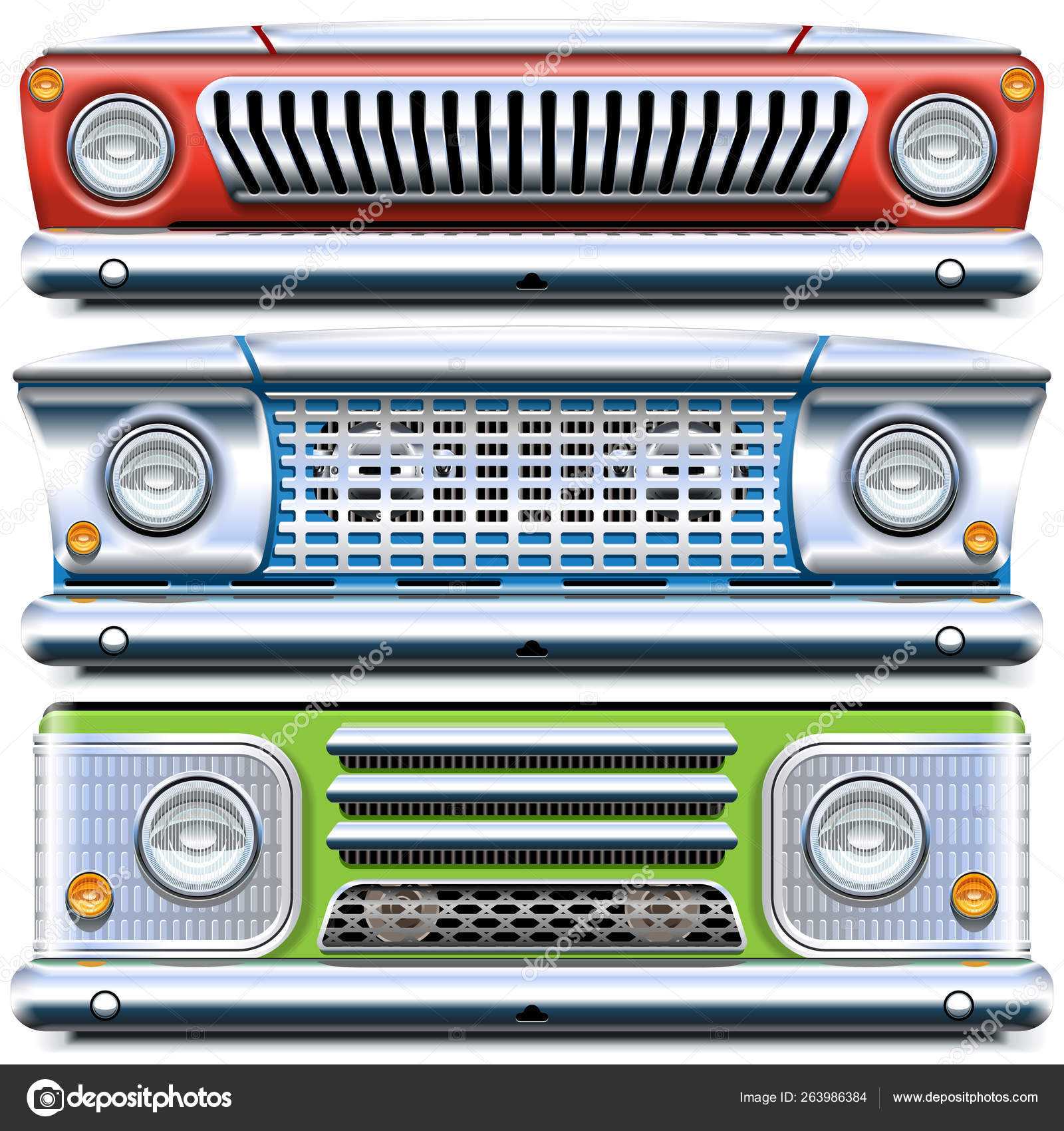 Vector Automobile Front End Stock Vector Image by ©dashadima #263986384