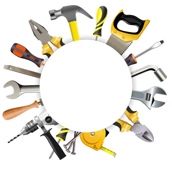 Carpentry tools border Vector Art Stock Images | Depositphotos
