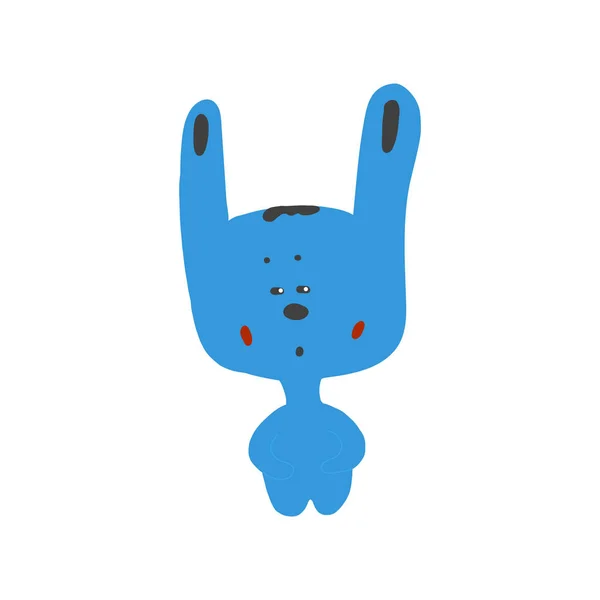 Blue rabbit Vector Art Stock Images | Depositphotos