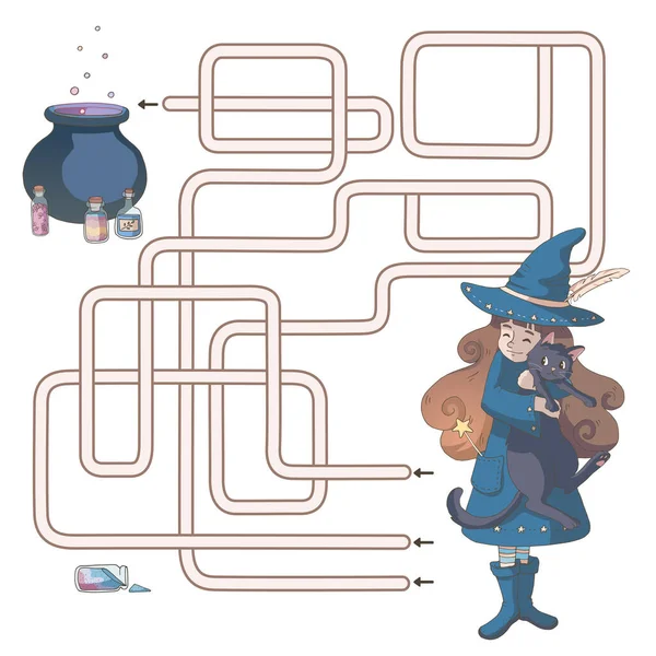 5,576 Witch with magic cauldron Vector Images | Depositphotos
