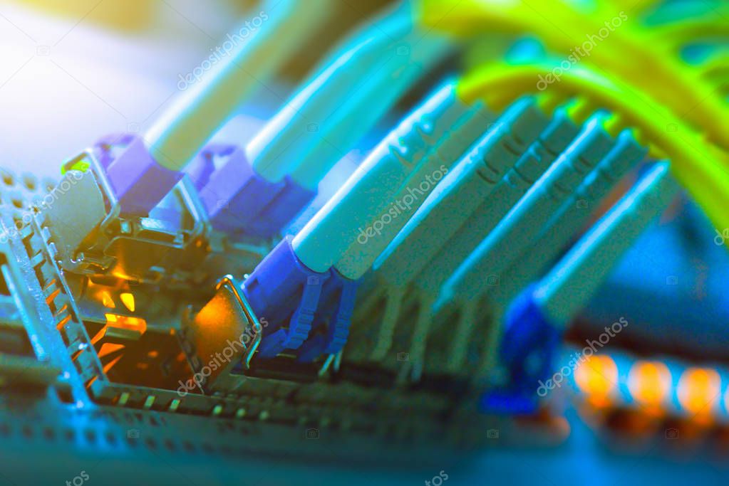 Conexi n de fibra ptica en la red central swtich 2024