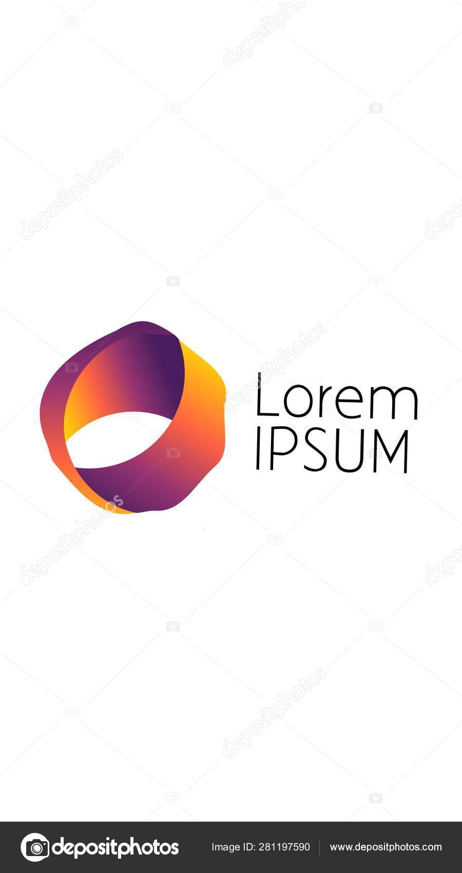 Logo Design Asymmetric Transition — Stock Photo © Foto54 #281197590