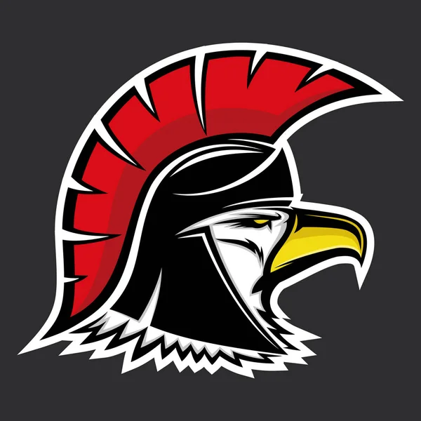 Spartan warrior helmet. Sports team emblem template. Stock Vector Image ...