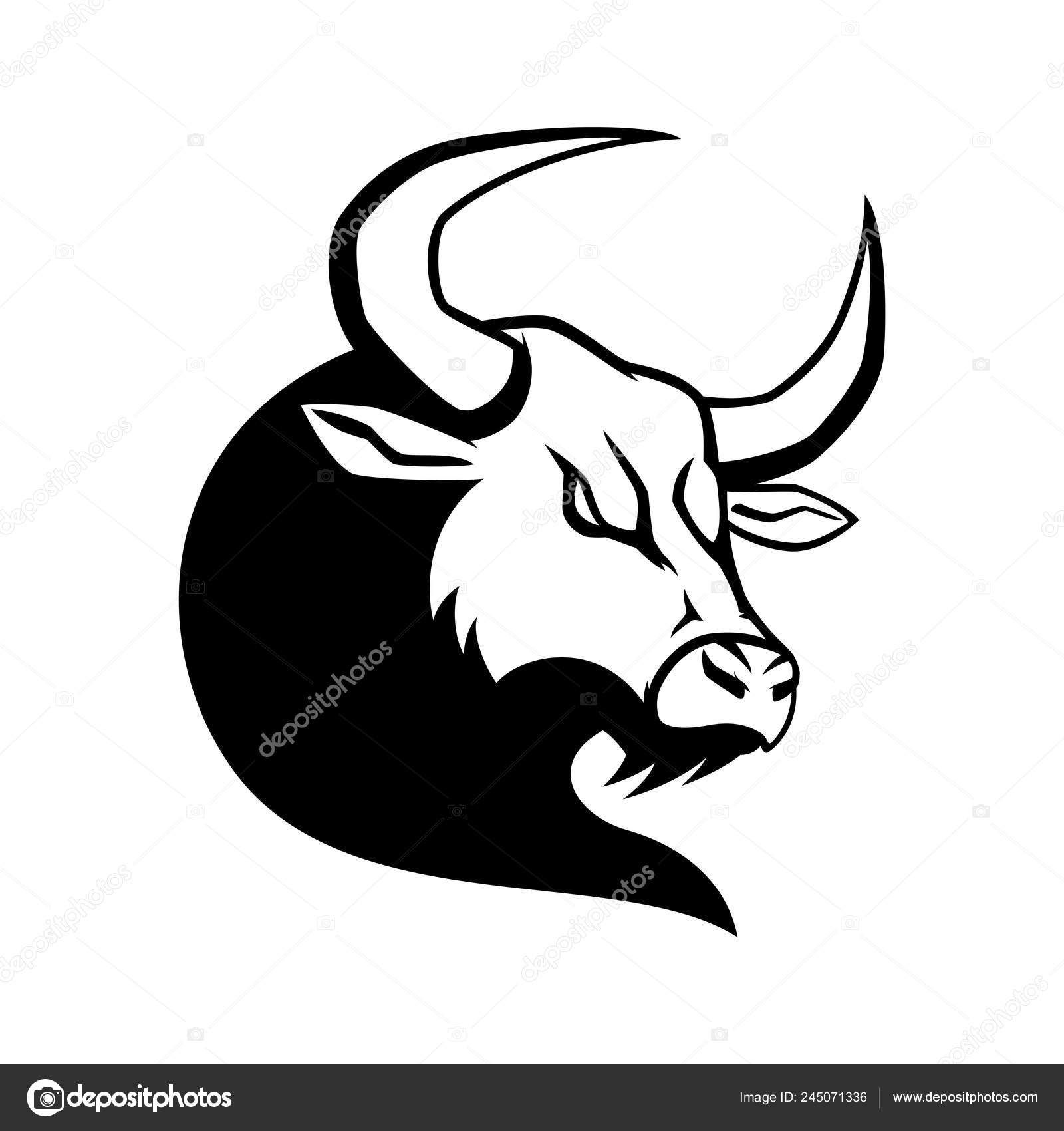 Realistic Angry Bull Drawing