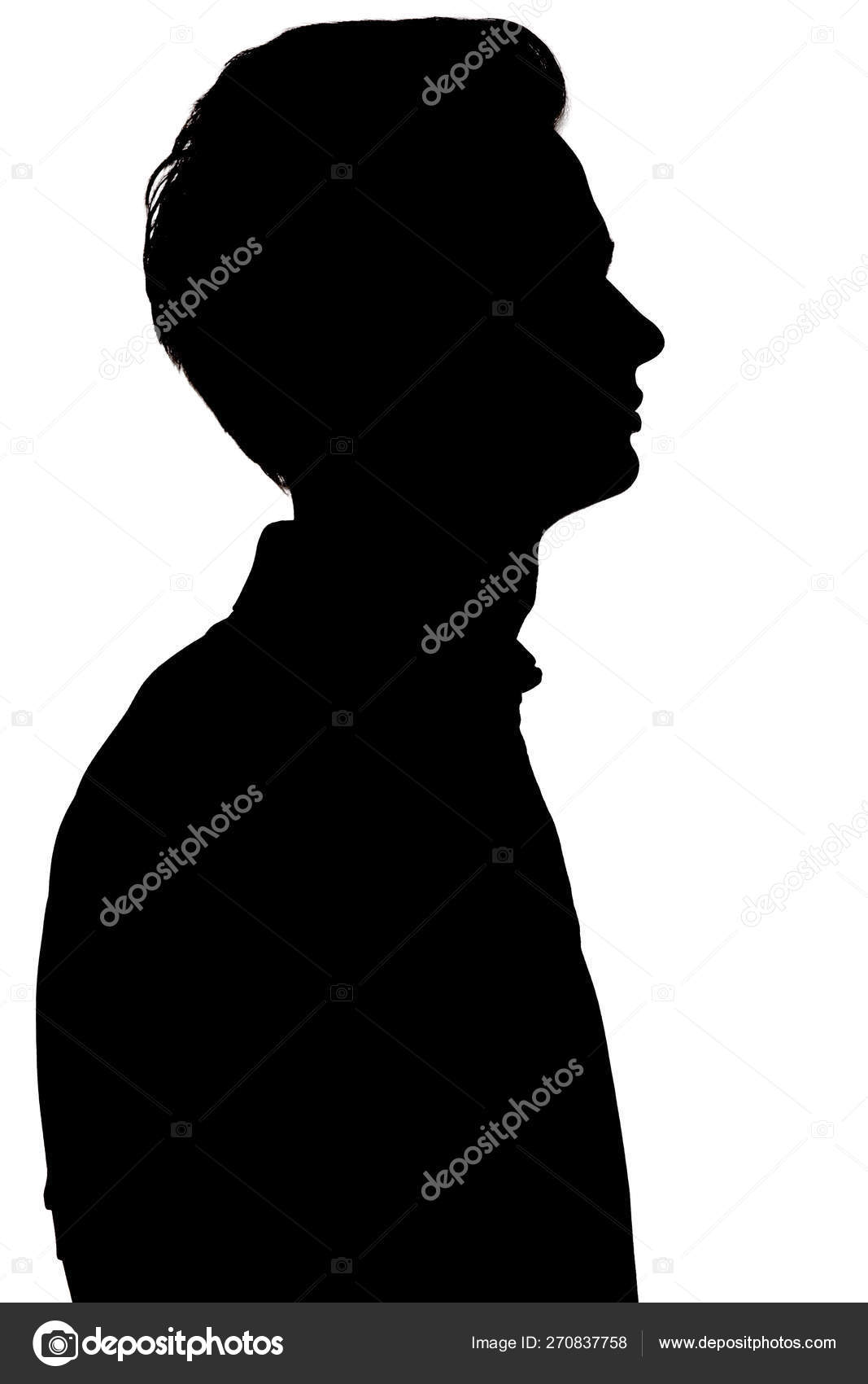 Man Face Profile Silhouette