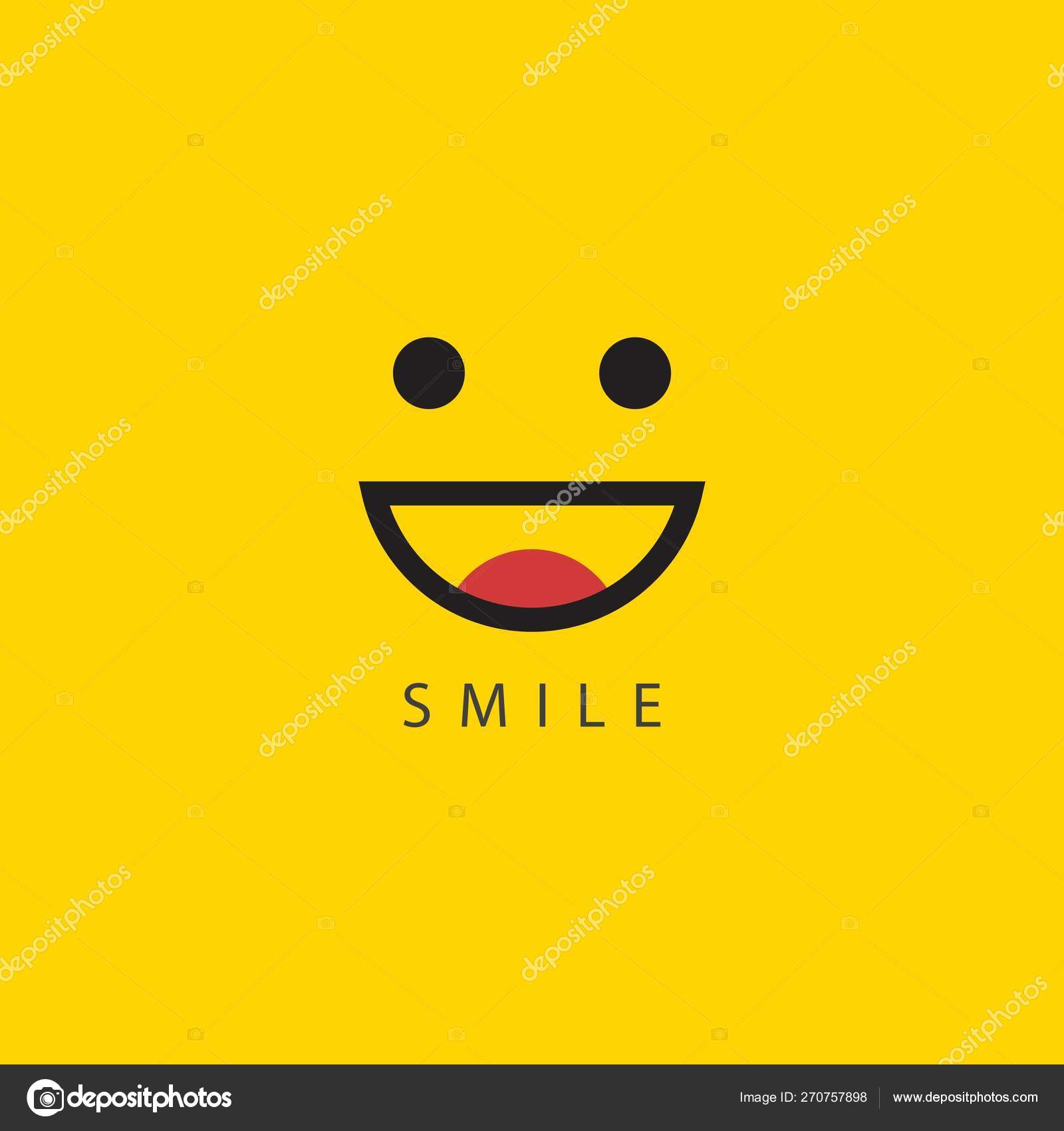 Sonrisa Vector Plantilla Diseño Ilustración Vector de stock #270757898 ...