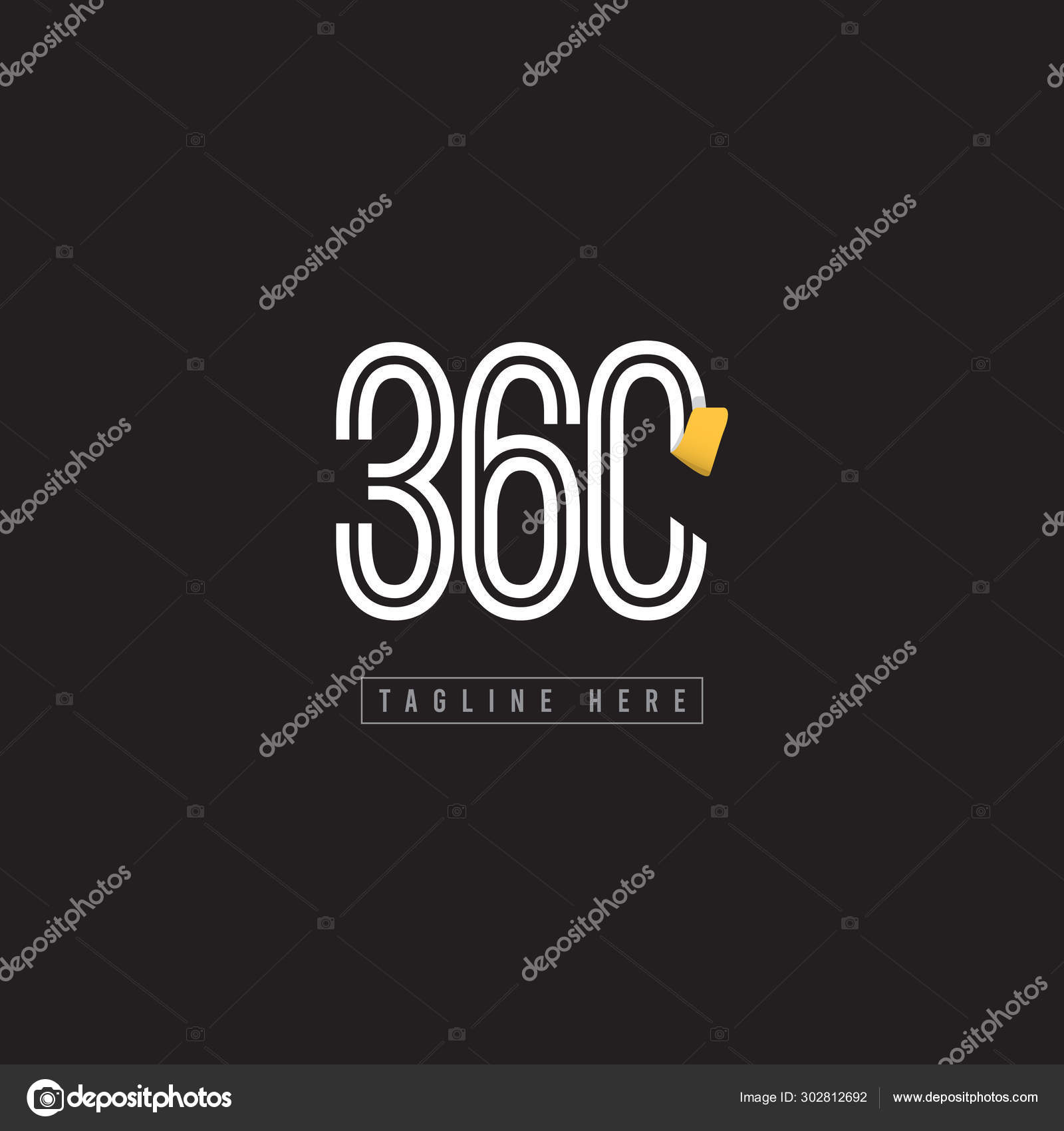 360 Logo Vector Template Design Illustration Stock Vector by ©tobrono ...