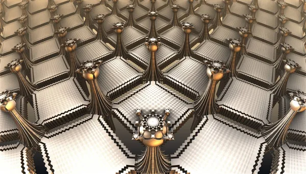 3D illustration of virtual scenery - Stock Image - Everypixel