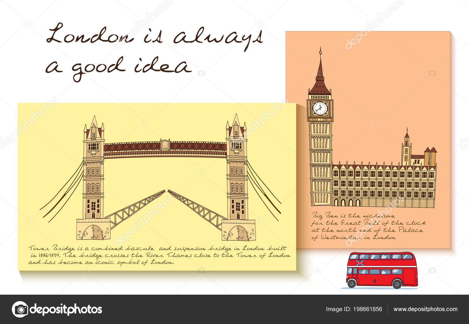 London Card Set Stock Vector by ©Mogil 198661856