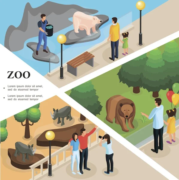 Polar bear isometric Vector Art Stock Images | Depositphotos